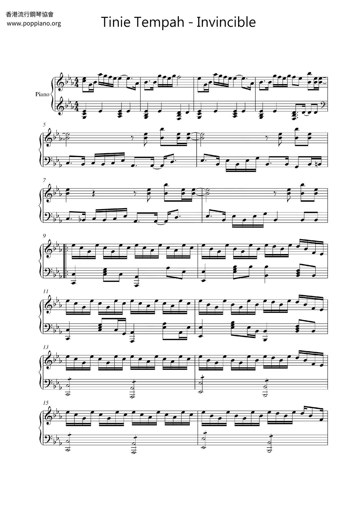 Tinie Tempah, Kelly Rowland-Invincible Sheet Music pdf, - Free Score ...