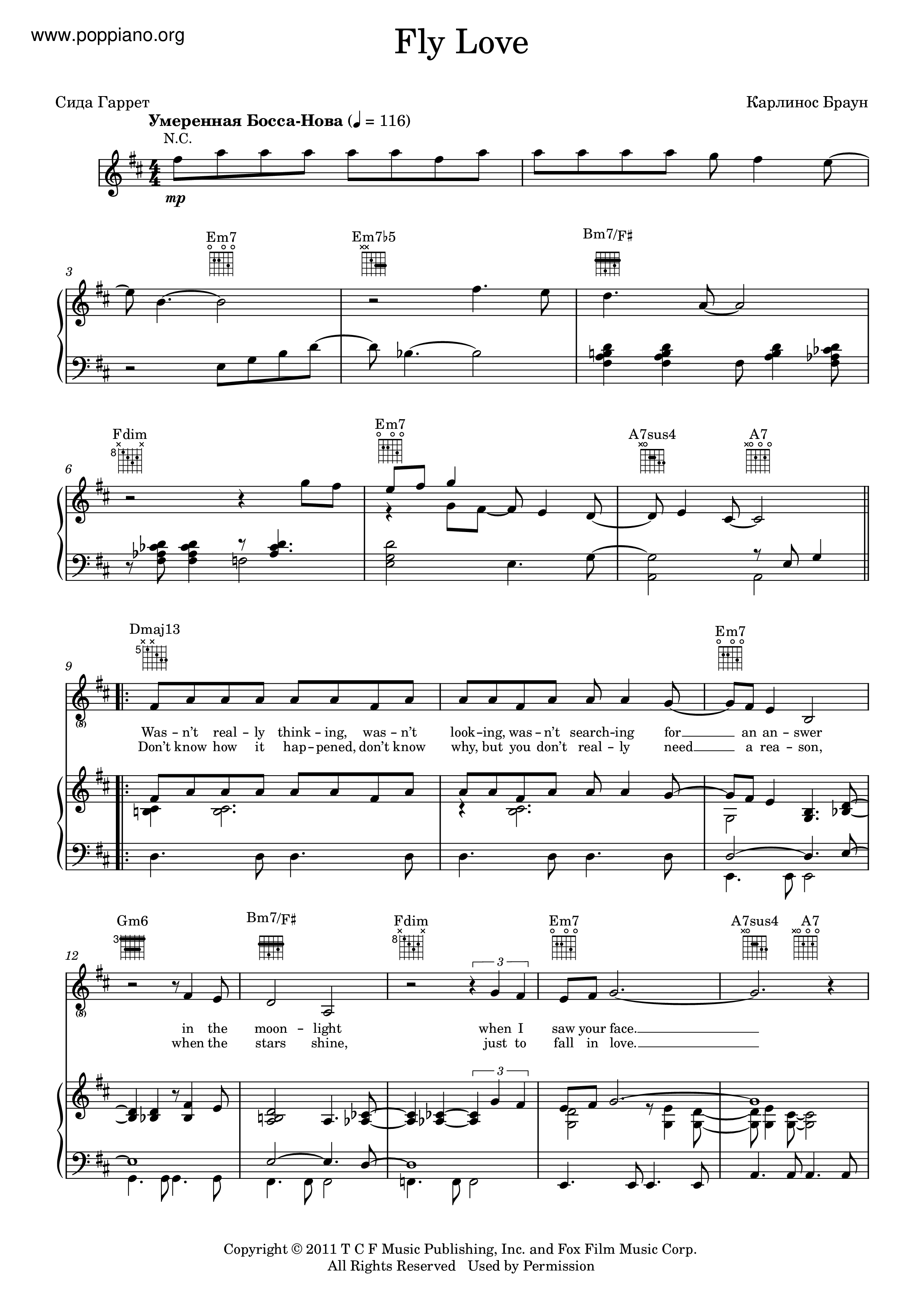 Jartisto-Rio - Fly Love Sheet Music pdf, - Free Score Download ★