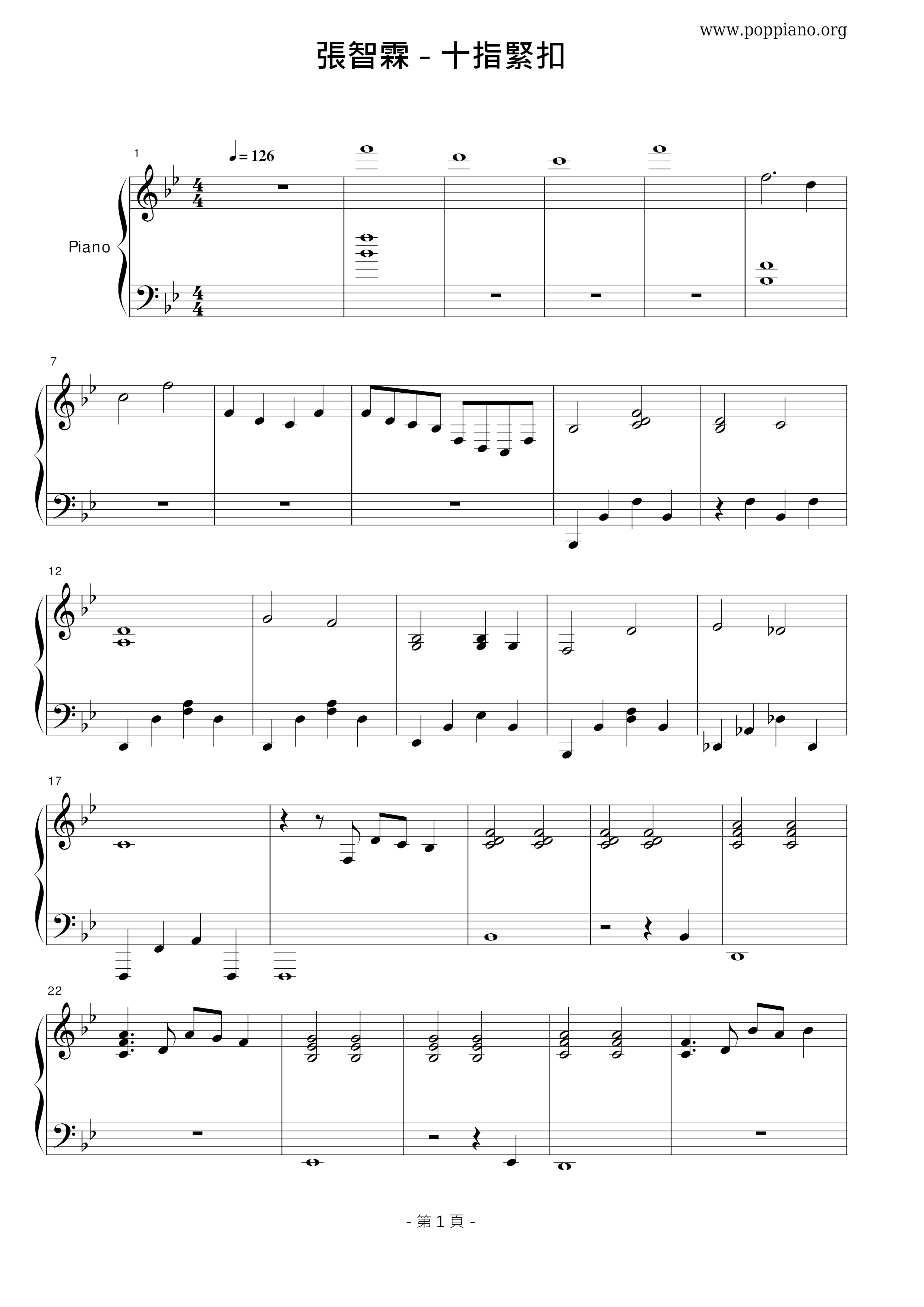 Julian Cheung-Ten Fingers Buckle Sheet Music pdf, - Free Score Download ★