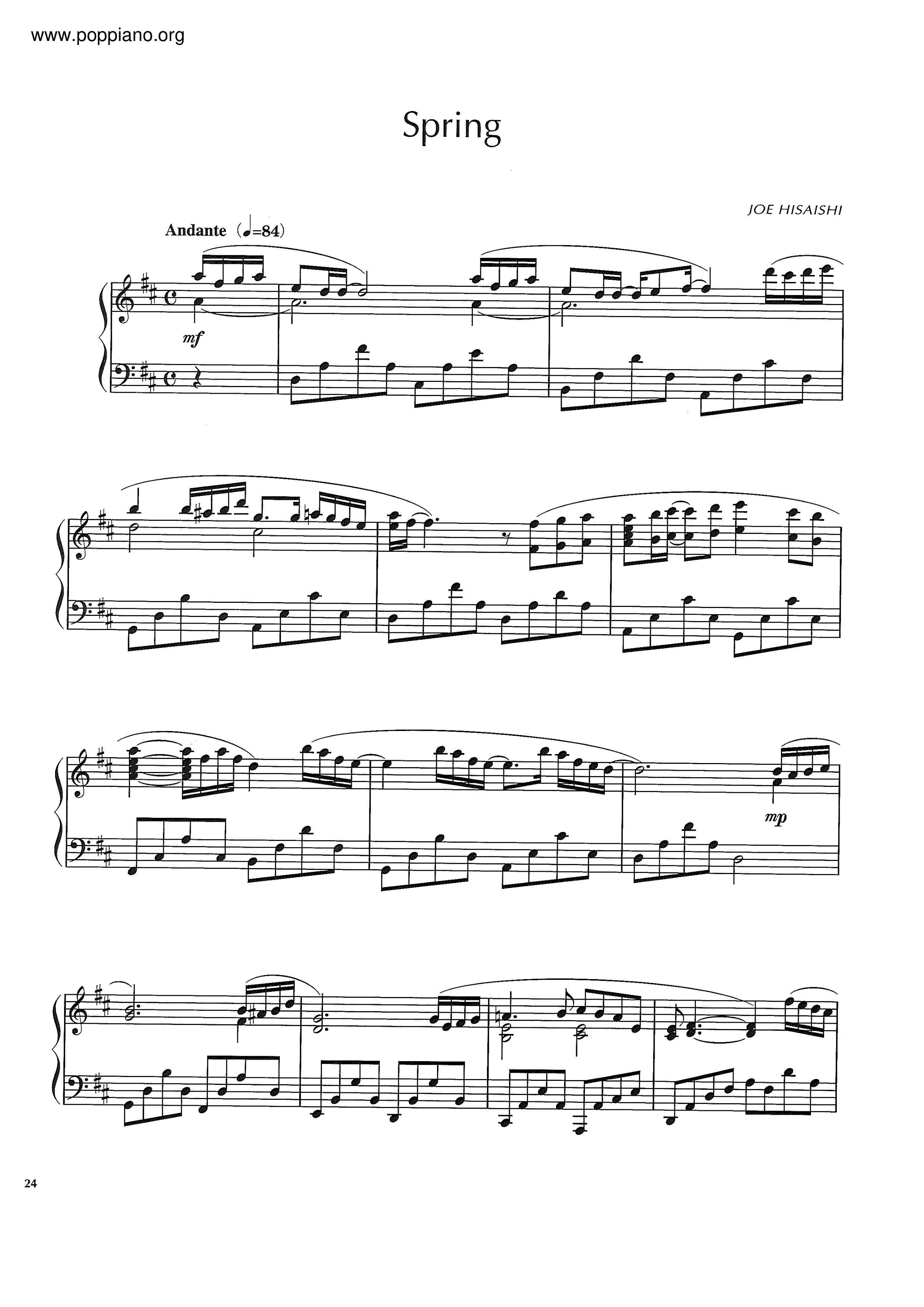 Spring- PDF琴譜免費下載 | 香港流行鋼琴協會 ★