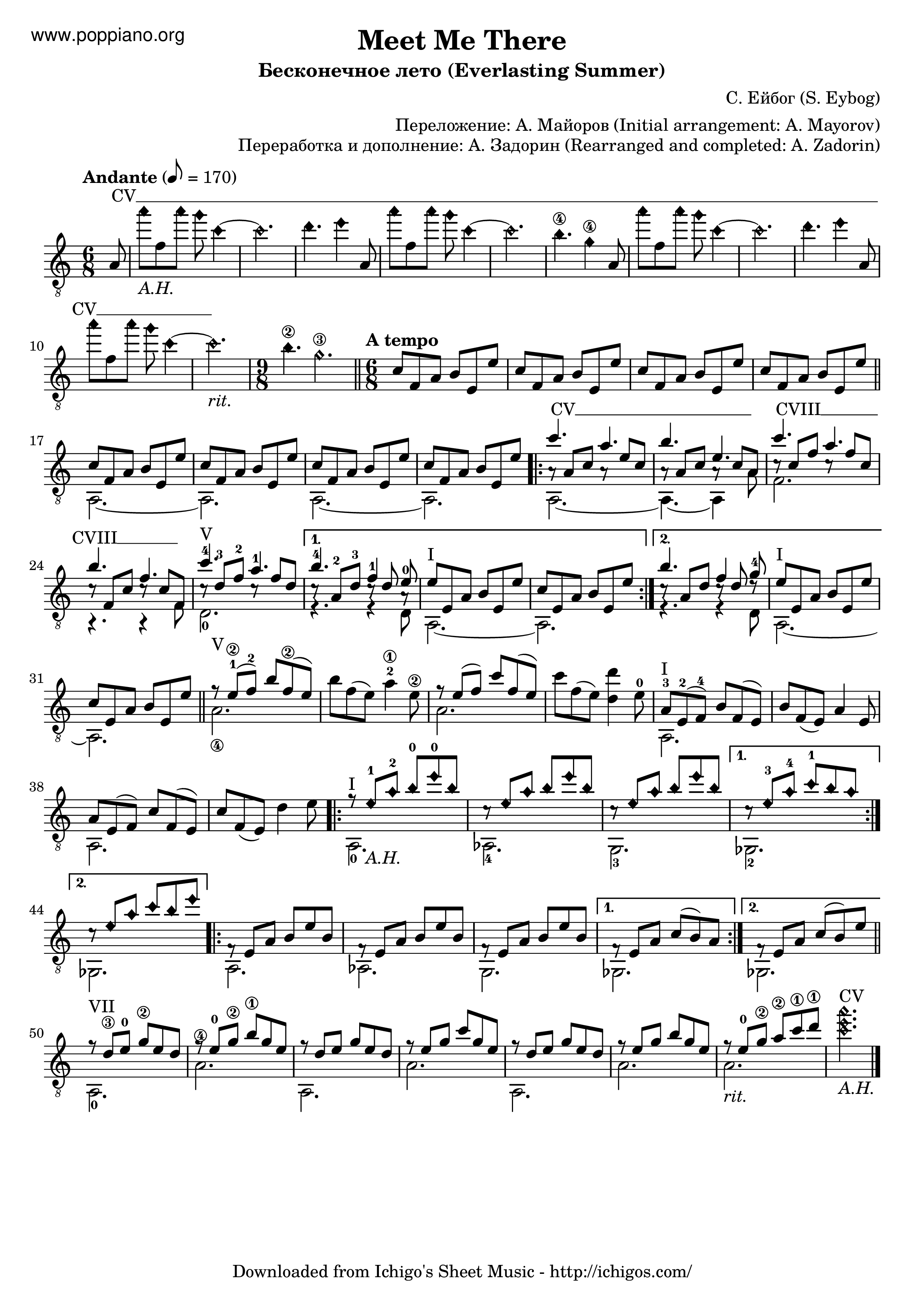 Everlasting Summer Meet Me There Sheet Music Pdf Free Score Download everlasting-summer-meet-me-there-sheet-music-pdf-free-score-download