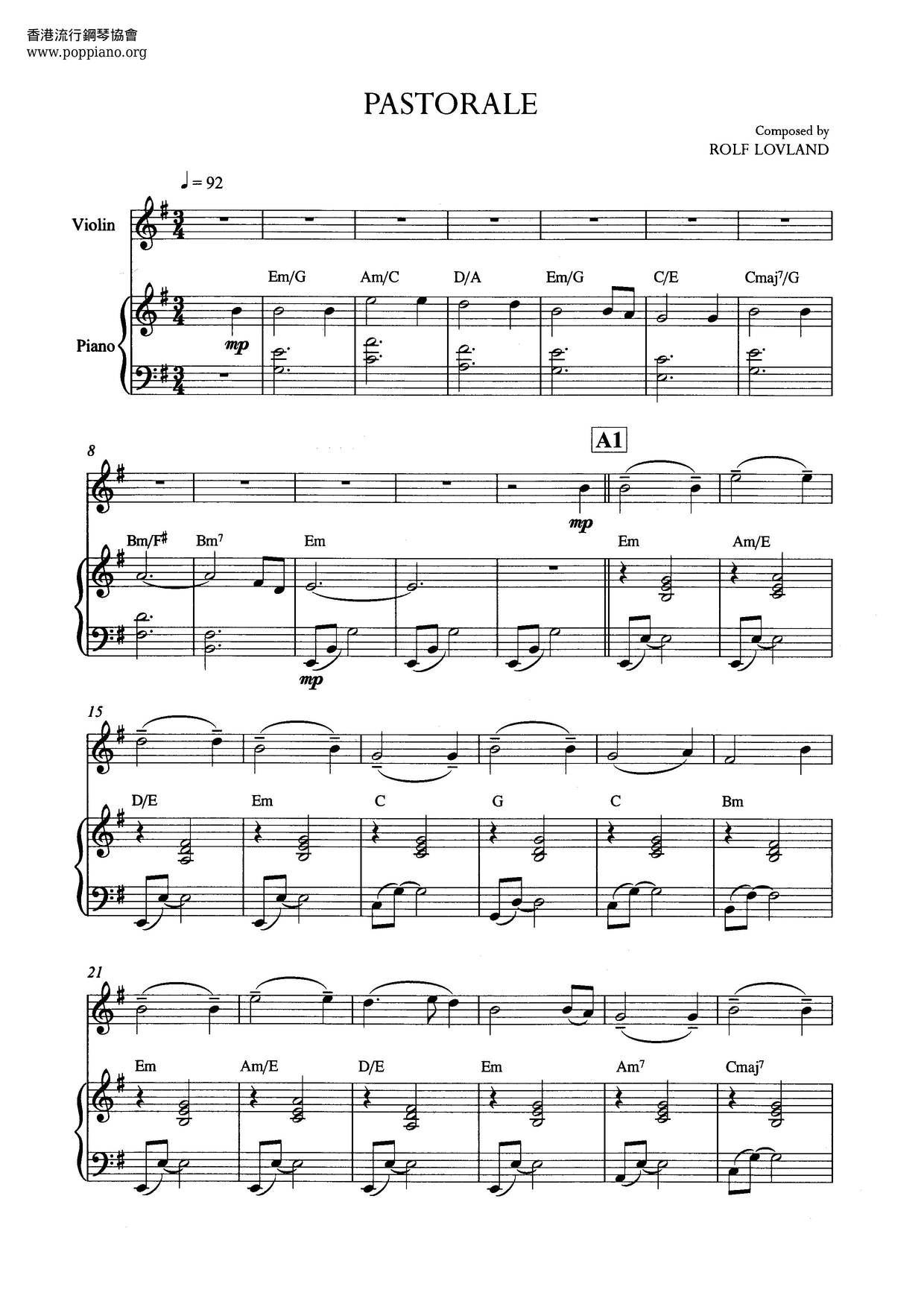 Secret Garden-Pastorale Sheet Music pdf, - Free Score Download ★