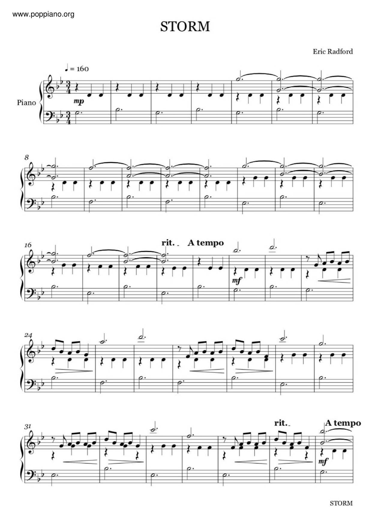 StormPDF琴谱免费下载 | 香港流行钢琴协会 ★