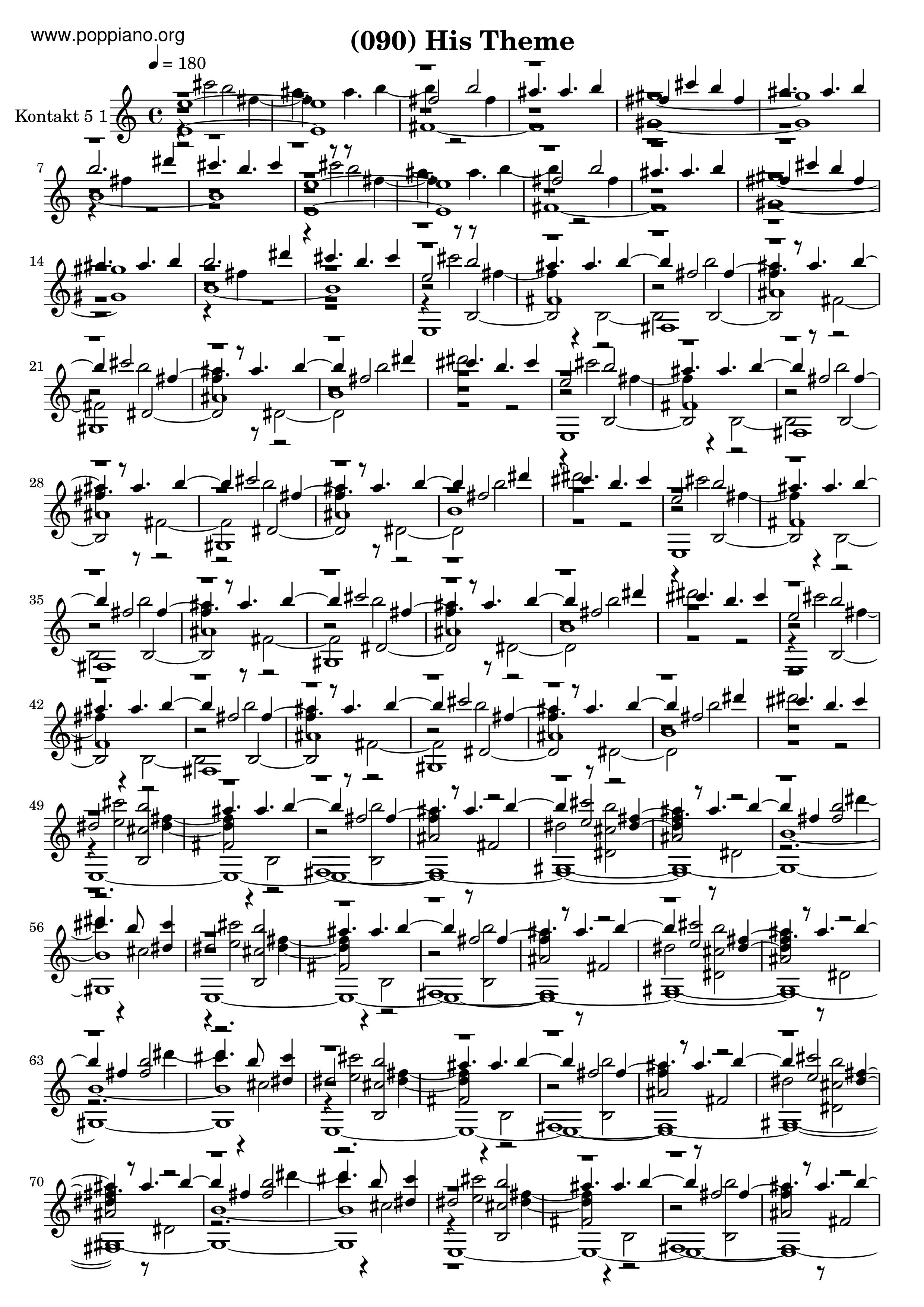 Undertale-His Theme 琴譜pdf-香港流行鋼琴協會琴譜下載 ★