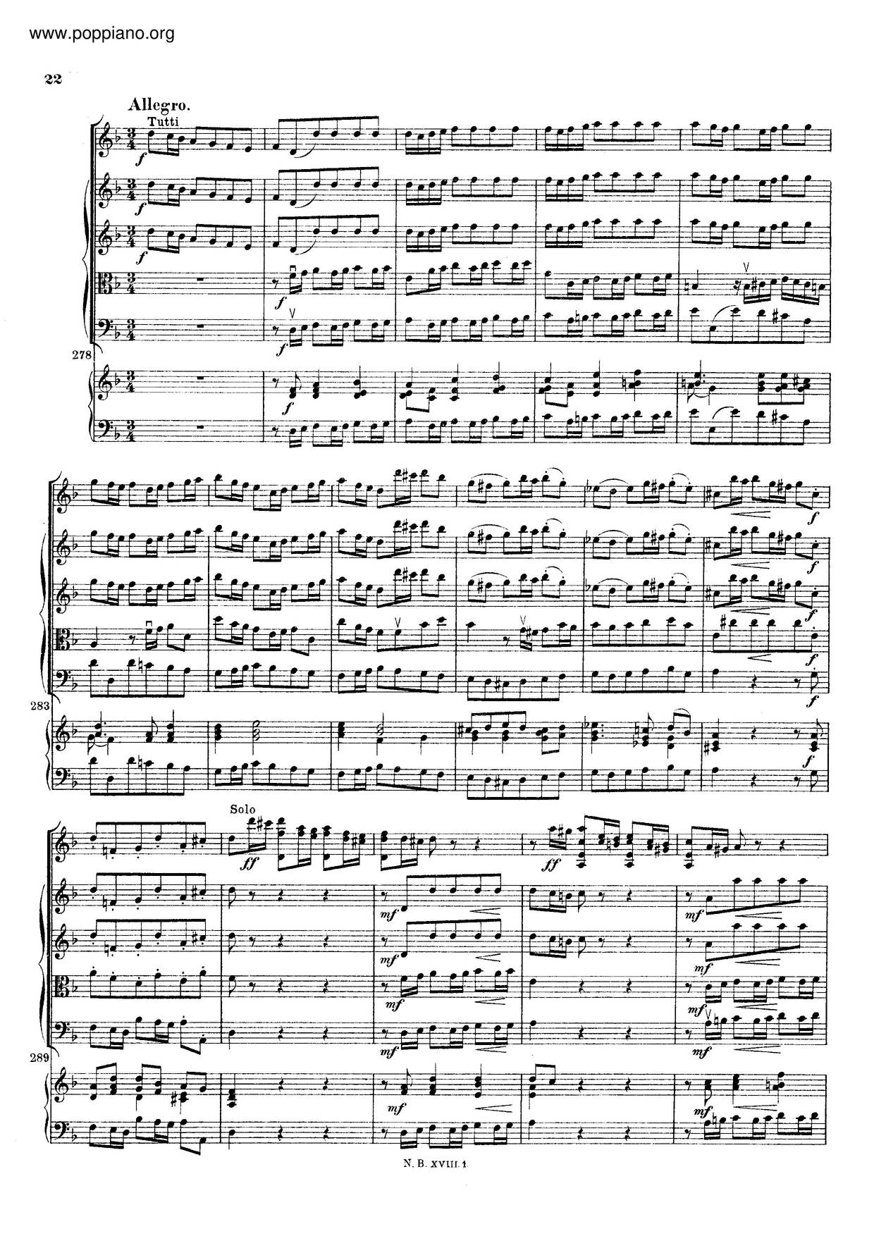 Bach-Violin Concerto In D Minor, BWV 1052R Sheet Music pdf, - Free ...