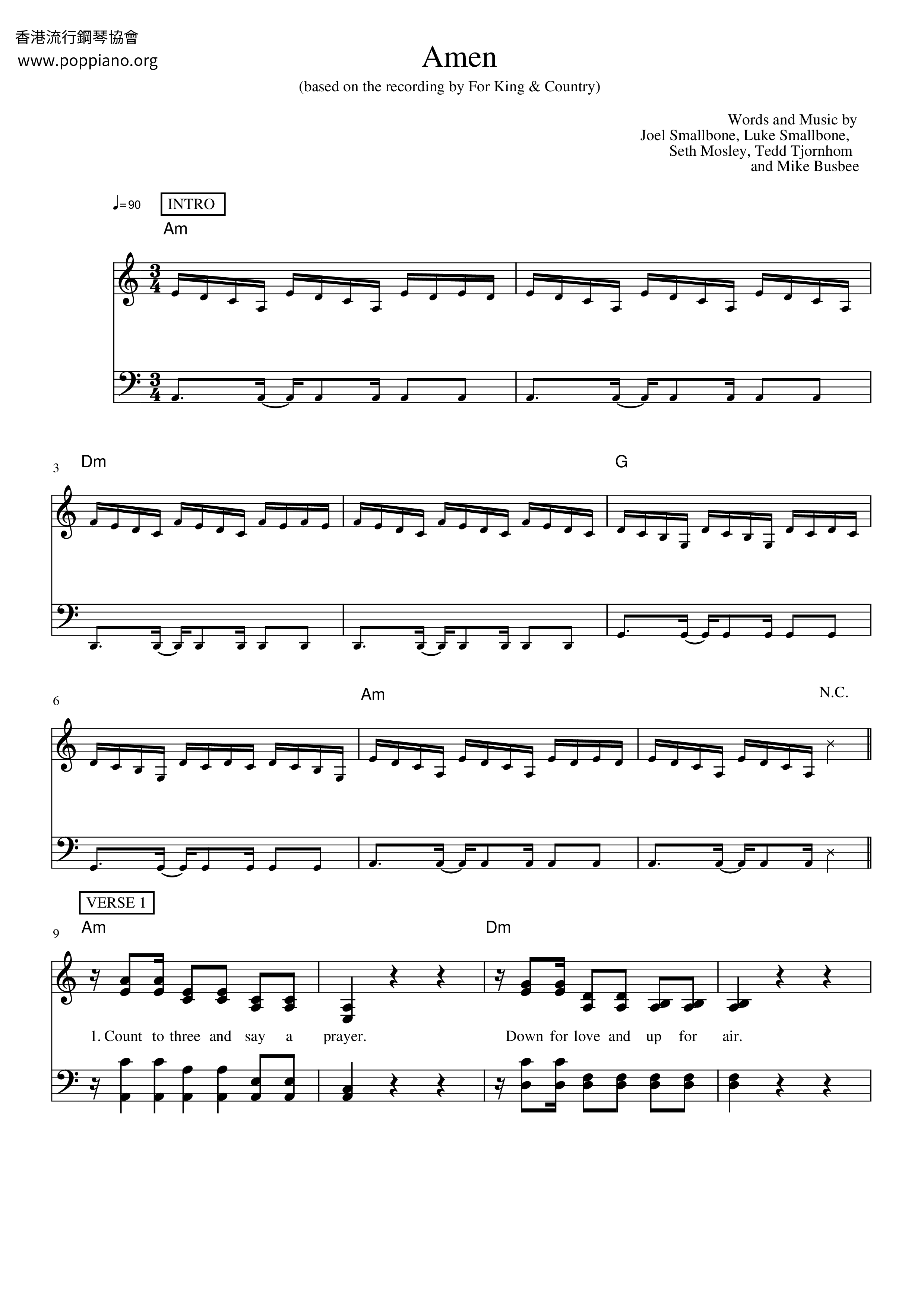 hymn-Amen Sheet Music pdf, - Free Score Download ★
