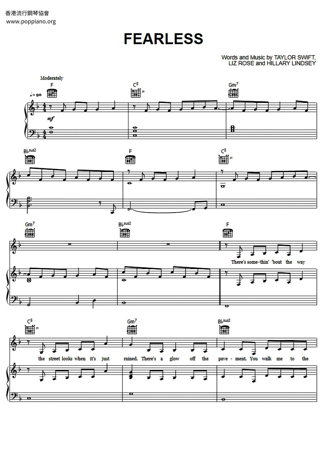 Fearless Sheet Music Piano Score Free PDF Download HK Pop Piano fearless-sheet-music-piano-score-free-pdf-download-hk-pop-piano