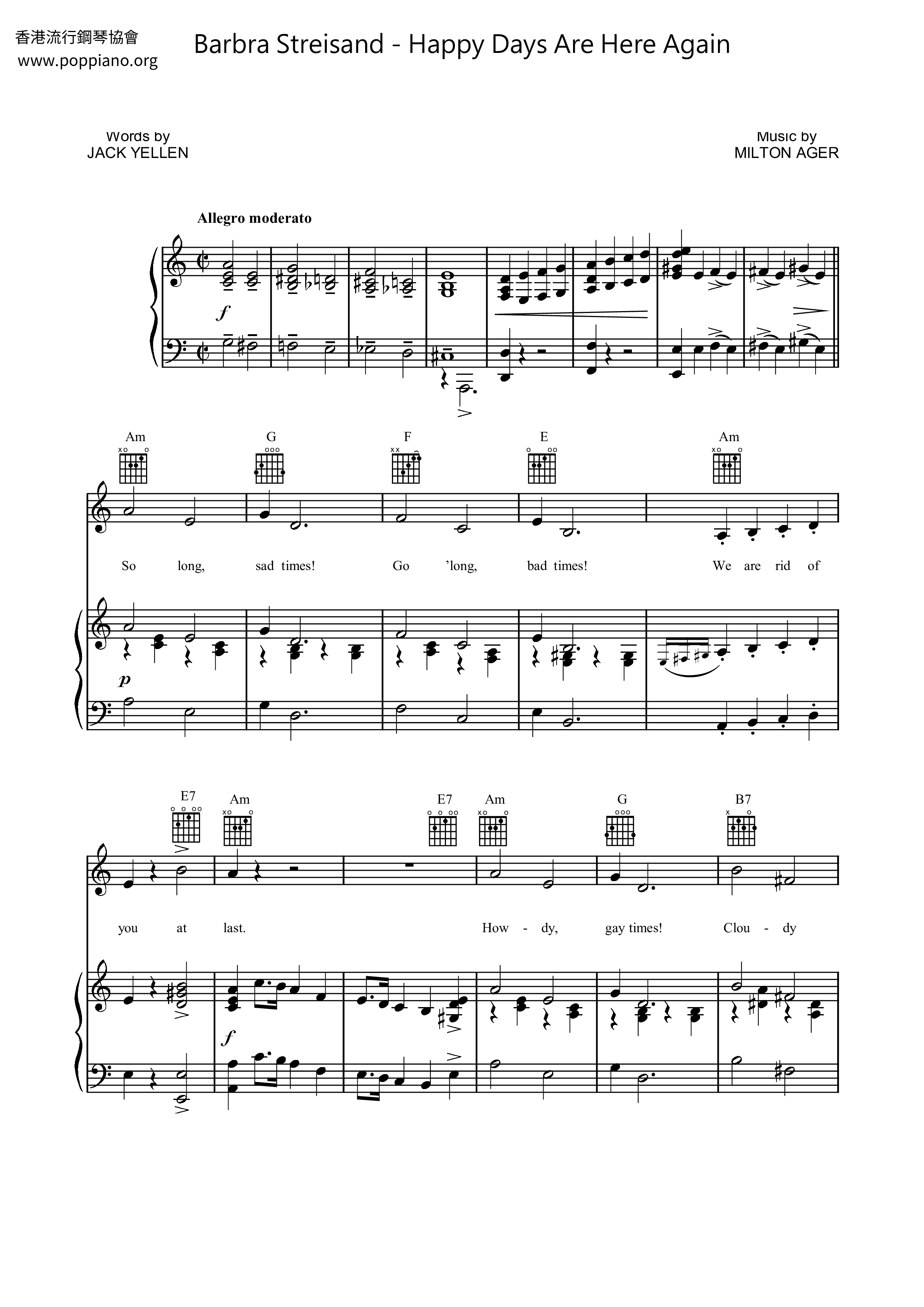 barbra-streisand-happy-days-are-here-again-sheet-music-pdf-free