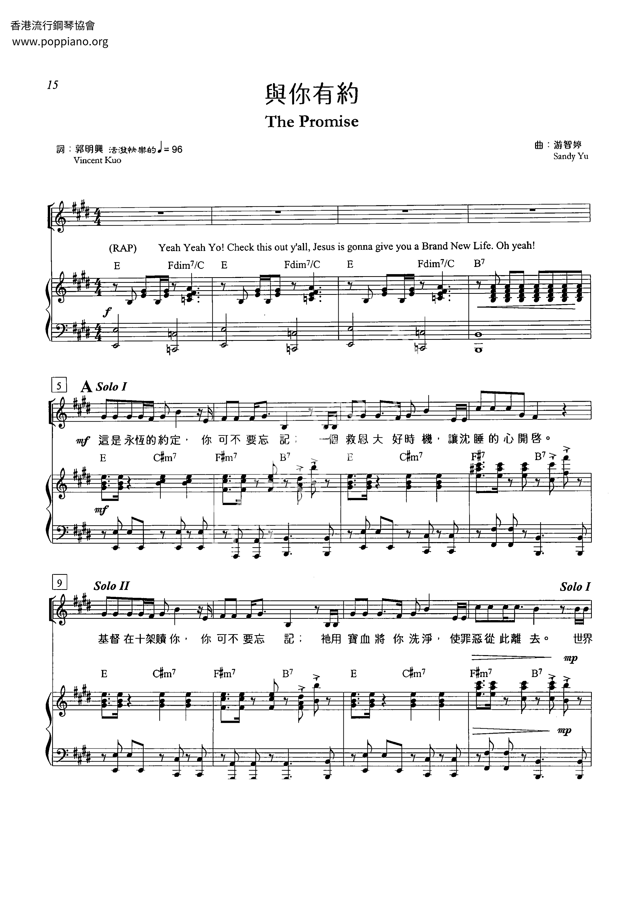 hymn-The Promise Sheet Music pdf, - Free Score Download ★