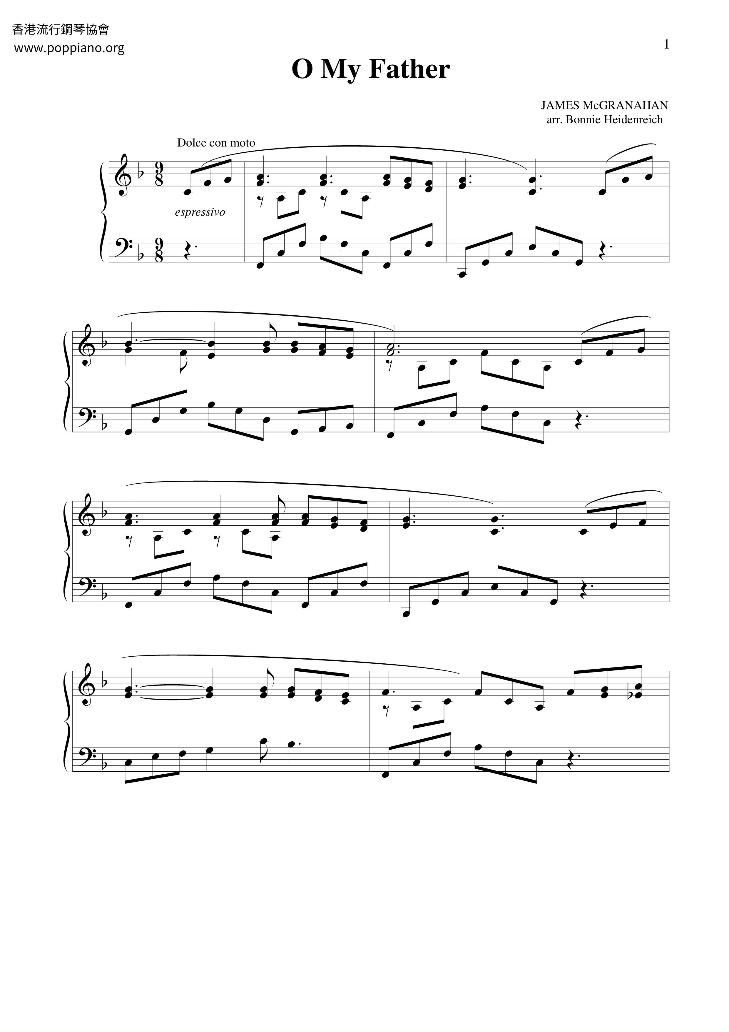 Hymn-O My Father Sheet Music pdf, - Free Score Download ★
