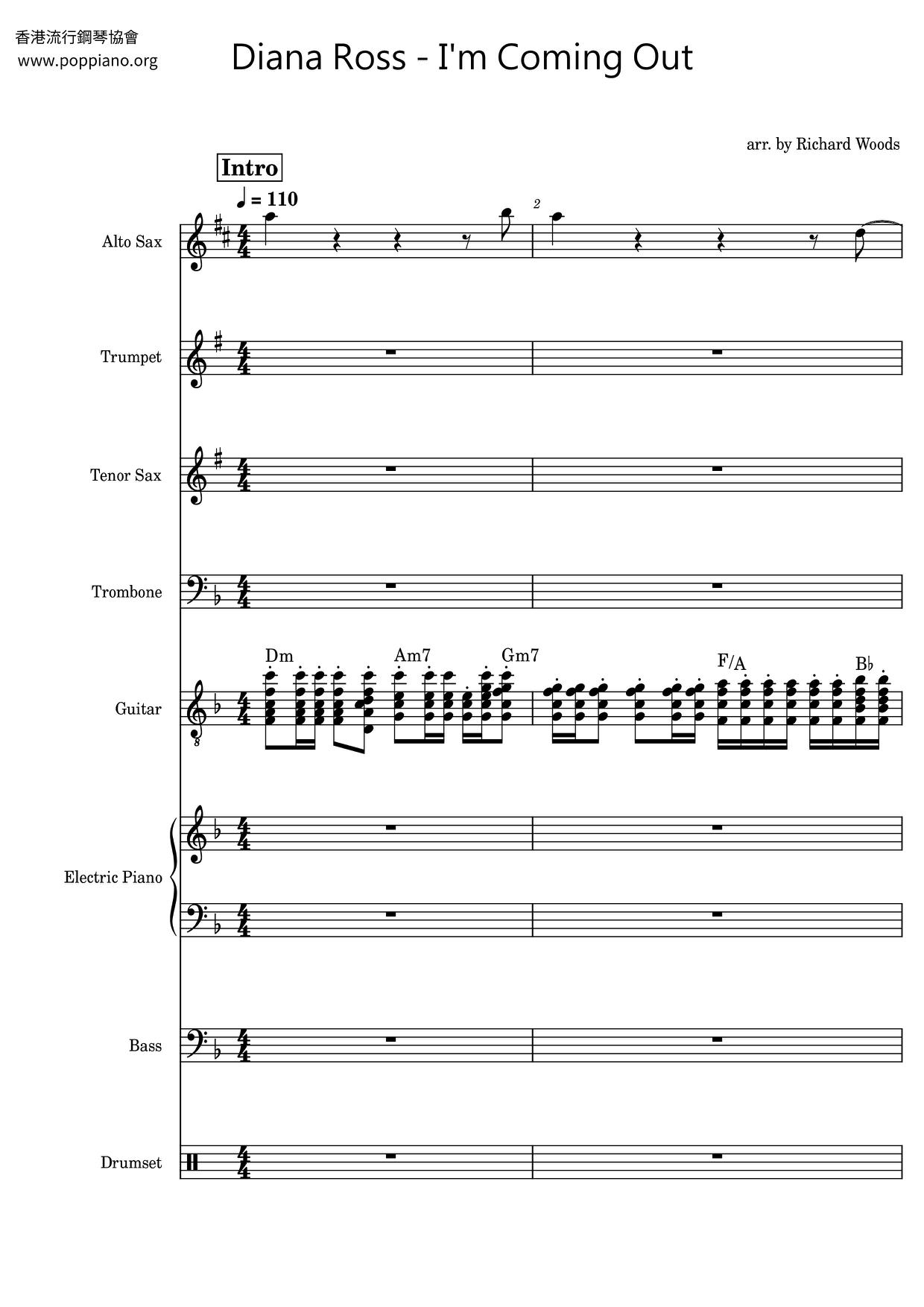 Diana Ross-I'm Coming Out Sheet Music pdf, - Free Score Download ★