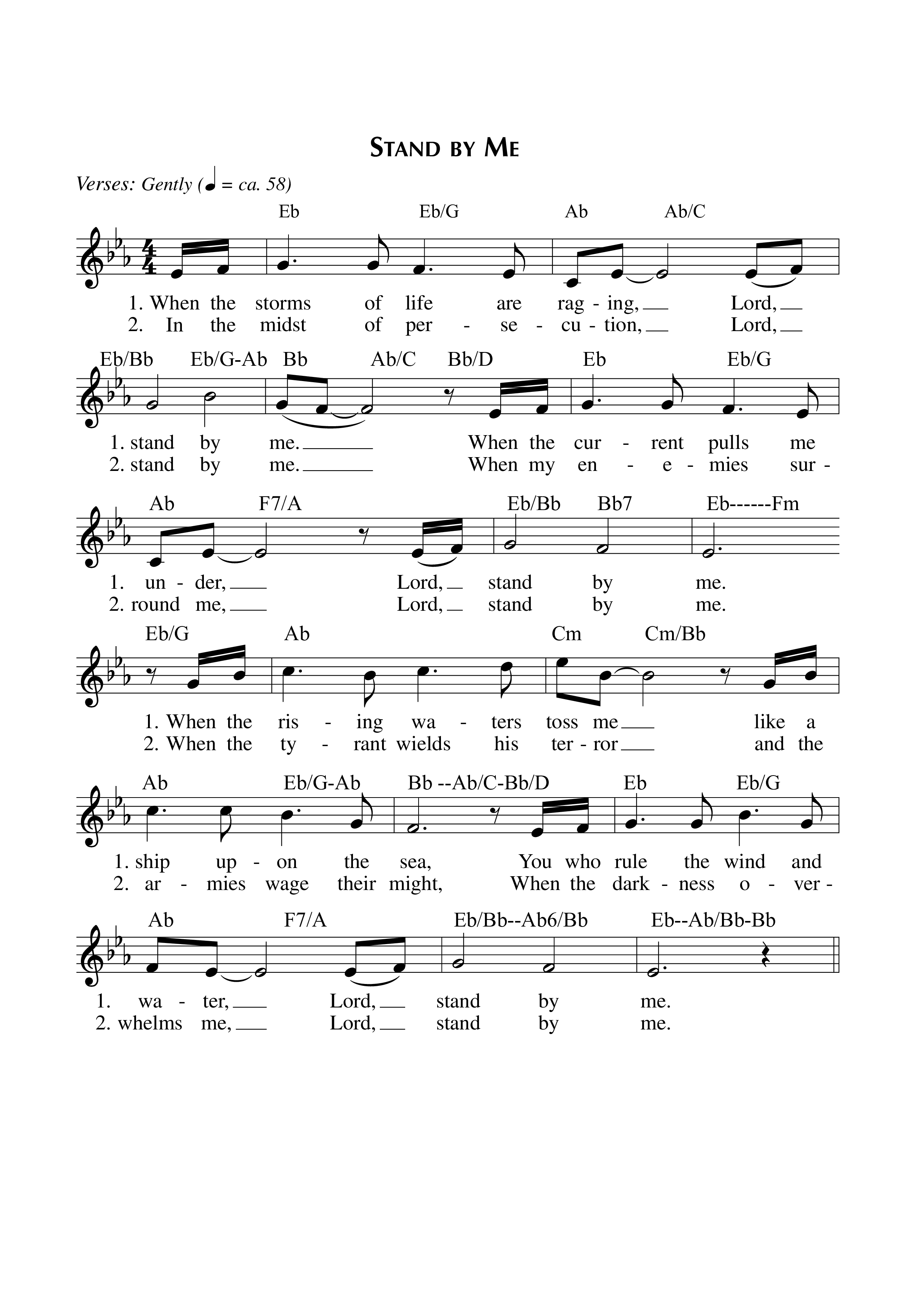 Ben E King-Stand By Me Sheet Music pdf, -비투비-내곁에서 있어줘 楽譜 - Free Score ...
