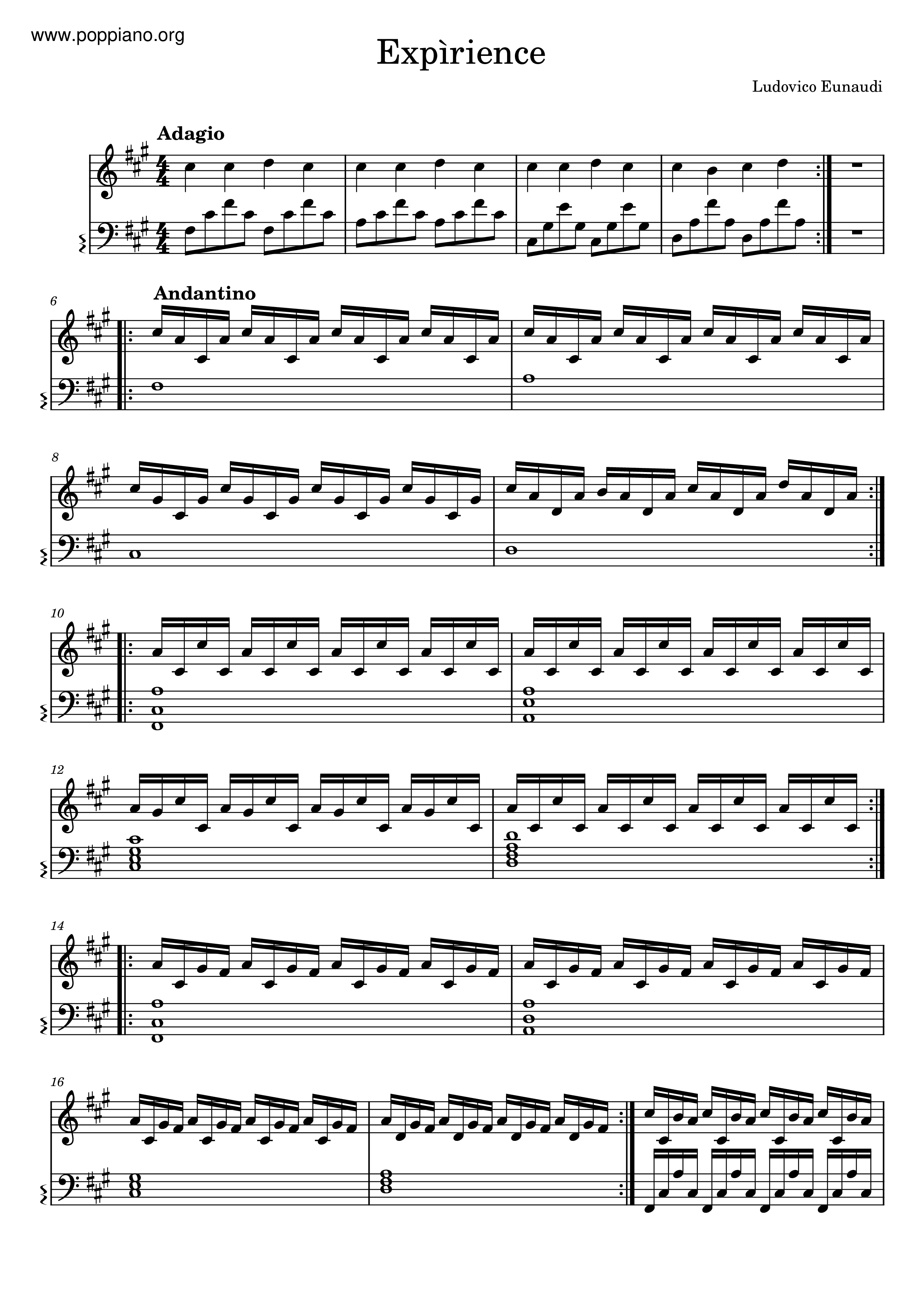 Experience- PDF琴譜免費下載 | 香港流行鋼琴協會 ★