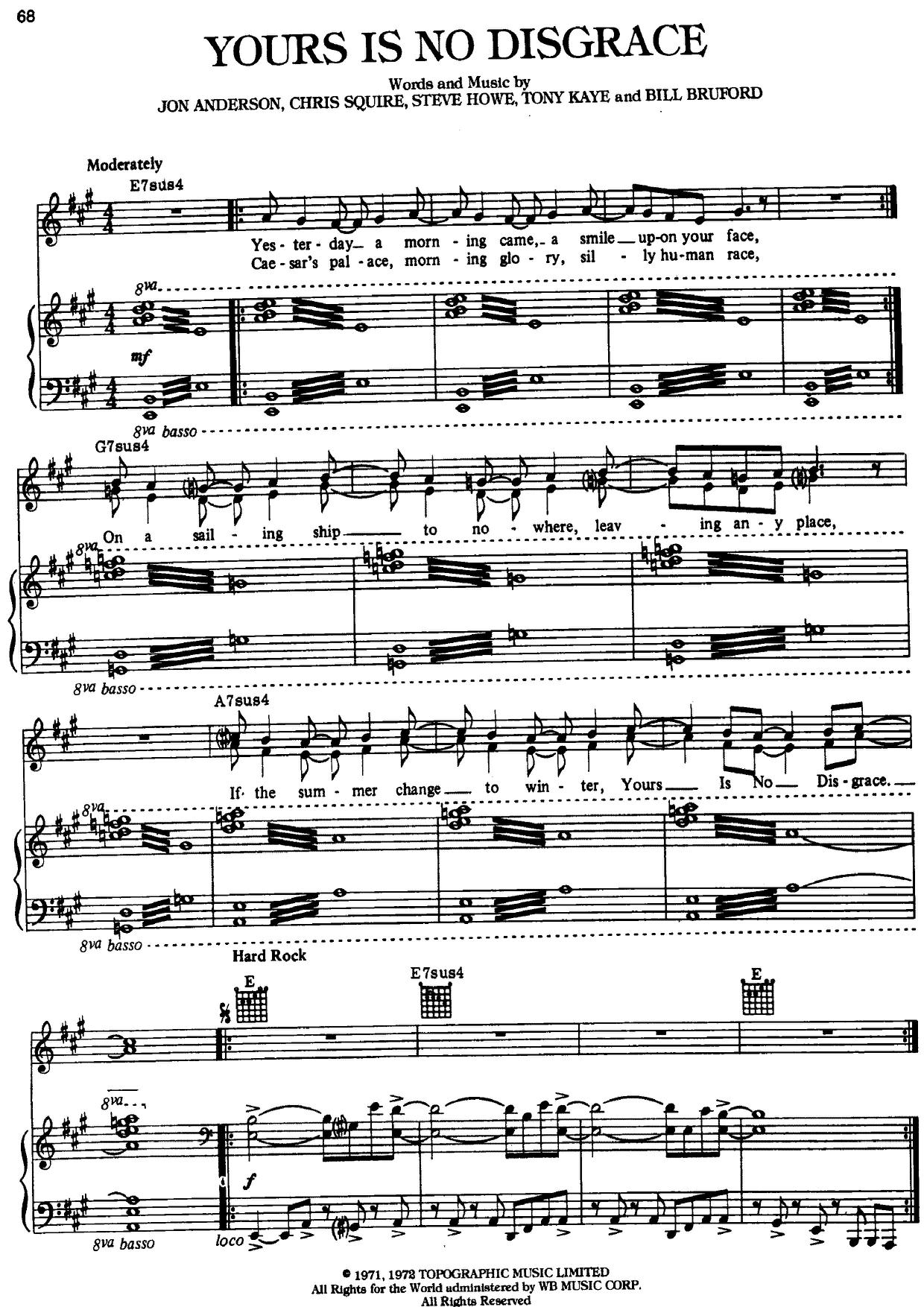 Yes Yours Is No Disgrace Sheet Music Pdf Free Score Download yes-yours-is-no-disgrace-sheet-music-pdf-free-score-download