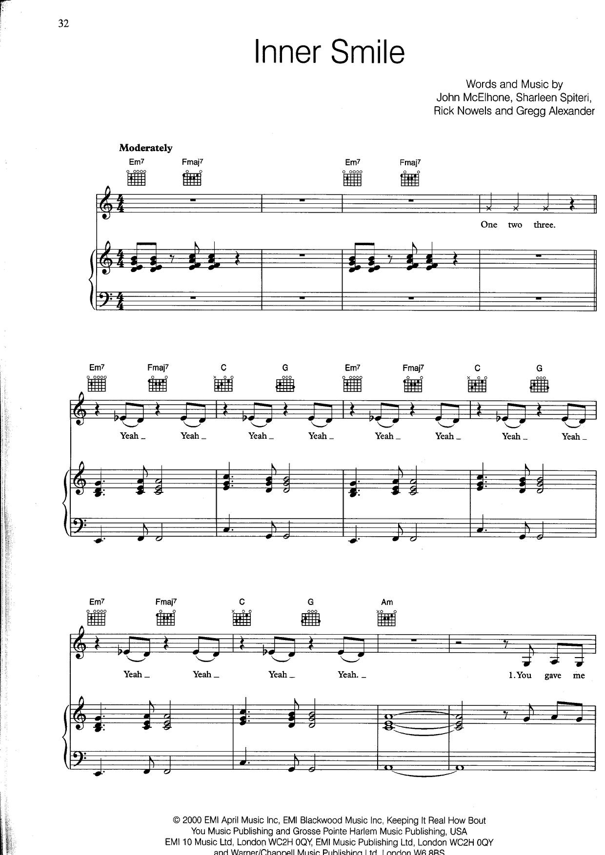 Texas-Inner Smile Sheet Music pdf, - Free Score Download ★