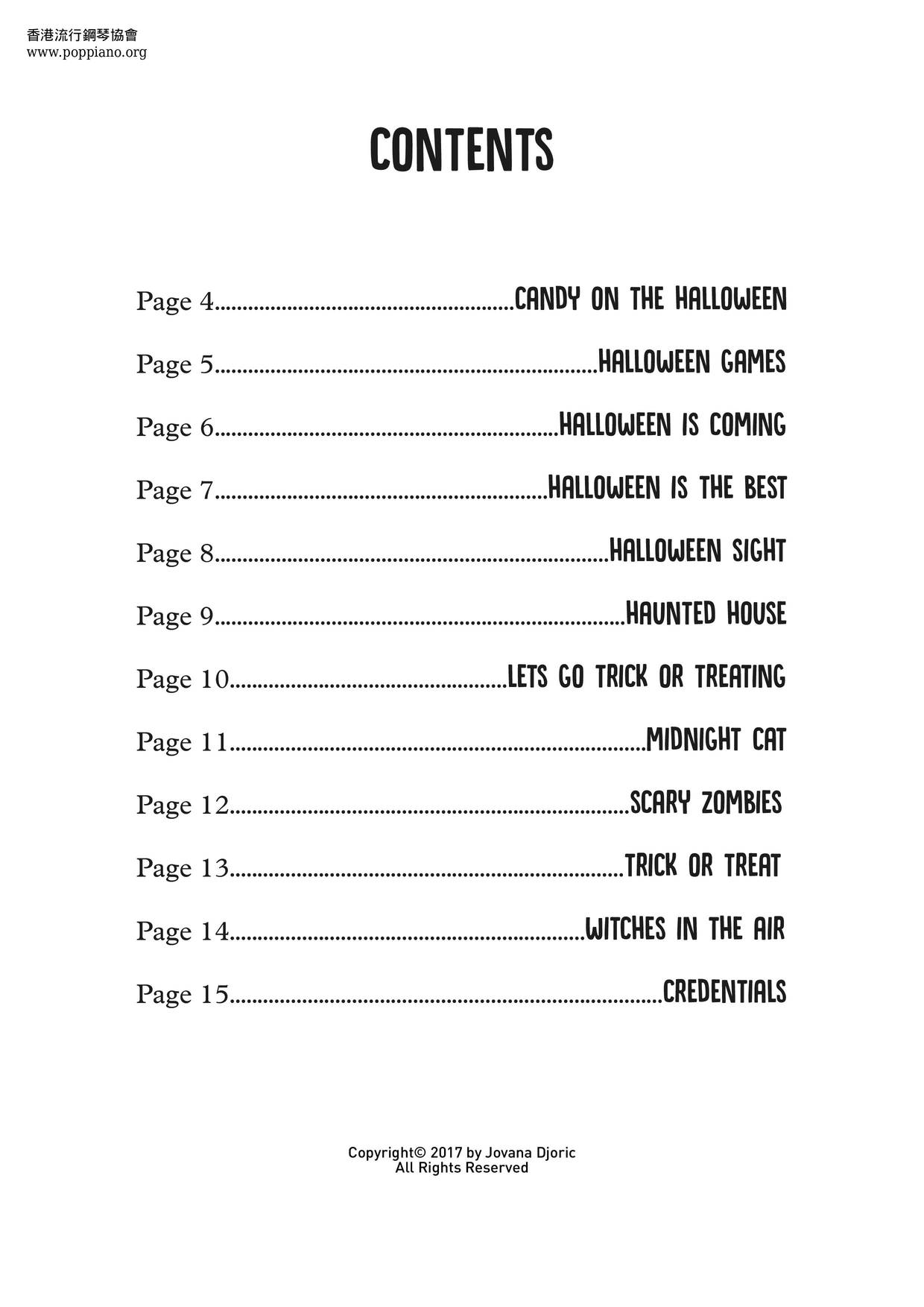 Hymn-Halloween Piano Songs Sheet Music pdf, - Free Score Download ★