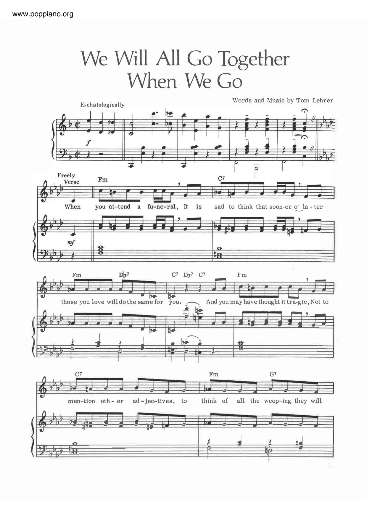 Hymn We Will All Go Together When We Go Sheet Music Pdf Free Score hymn-we-will-all-go-together-when-we-go-sheet-music-pdf-free-score