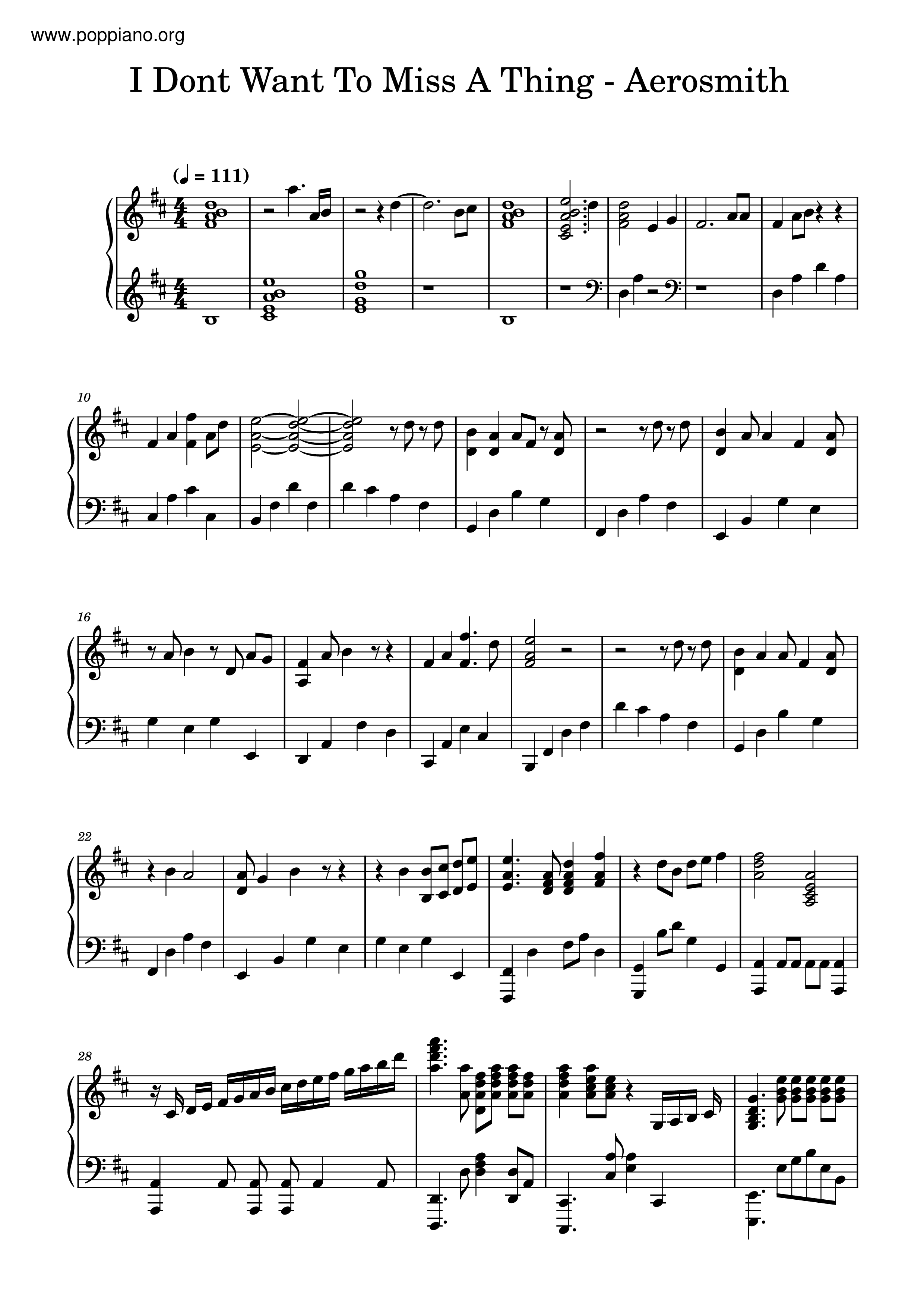 Aerosmith-I Don't Want to Miss a Thing - From "Armageddon" Soundtrack ...