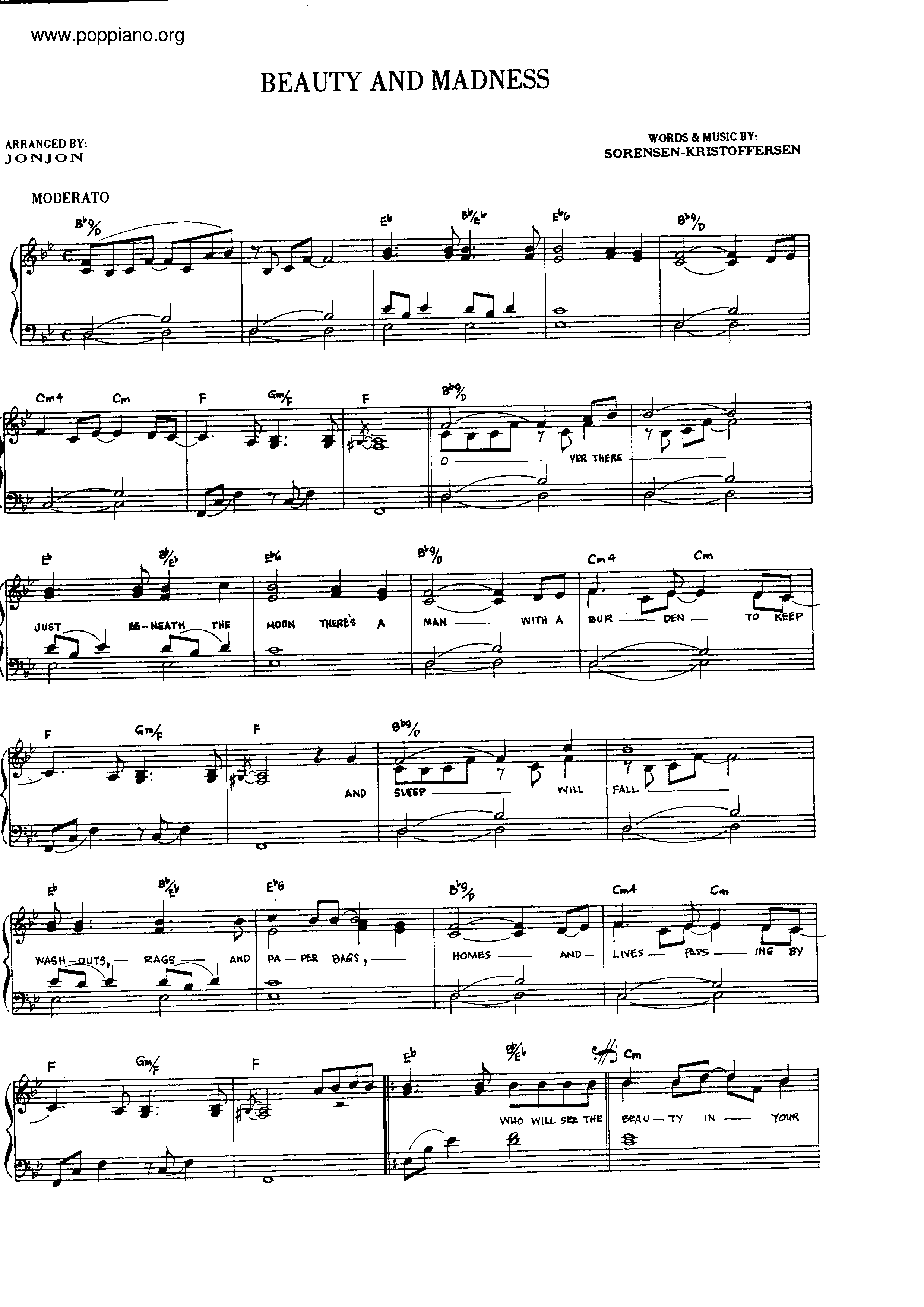 Fra Lippo Lippi-Beauty And Madness Sheet Music pdf, - Free Score Download ★