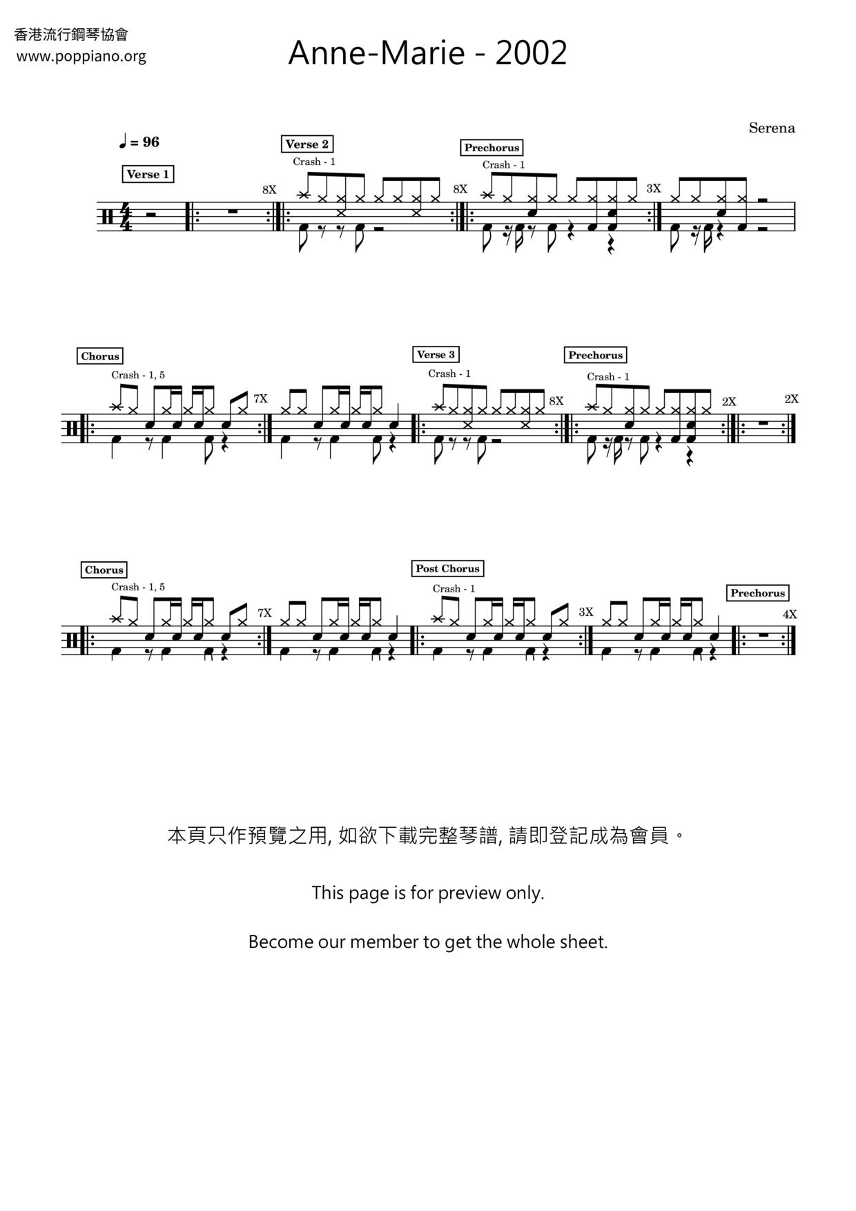 2002 - Sheet Music / Piano Score Free PDF Download - HK Pop Piano Academy ★